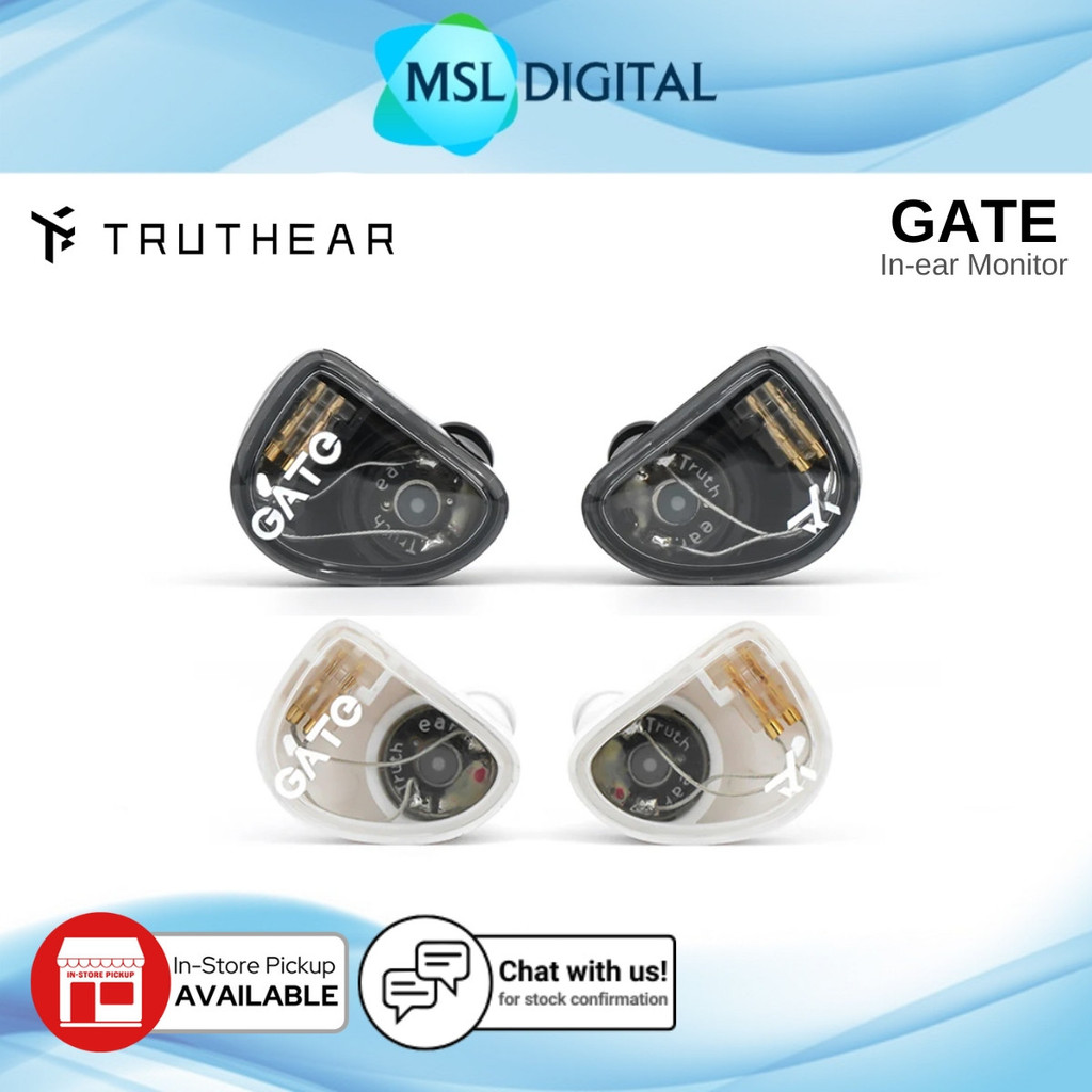 TRUTHEAR GATE Dynamic In-Ear Headphone with 0.78 2 pin Cable Earphone ...