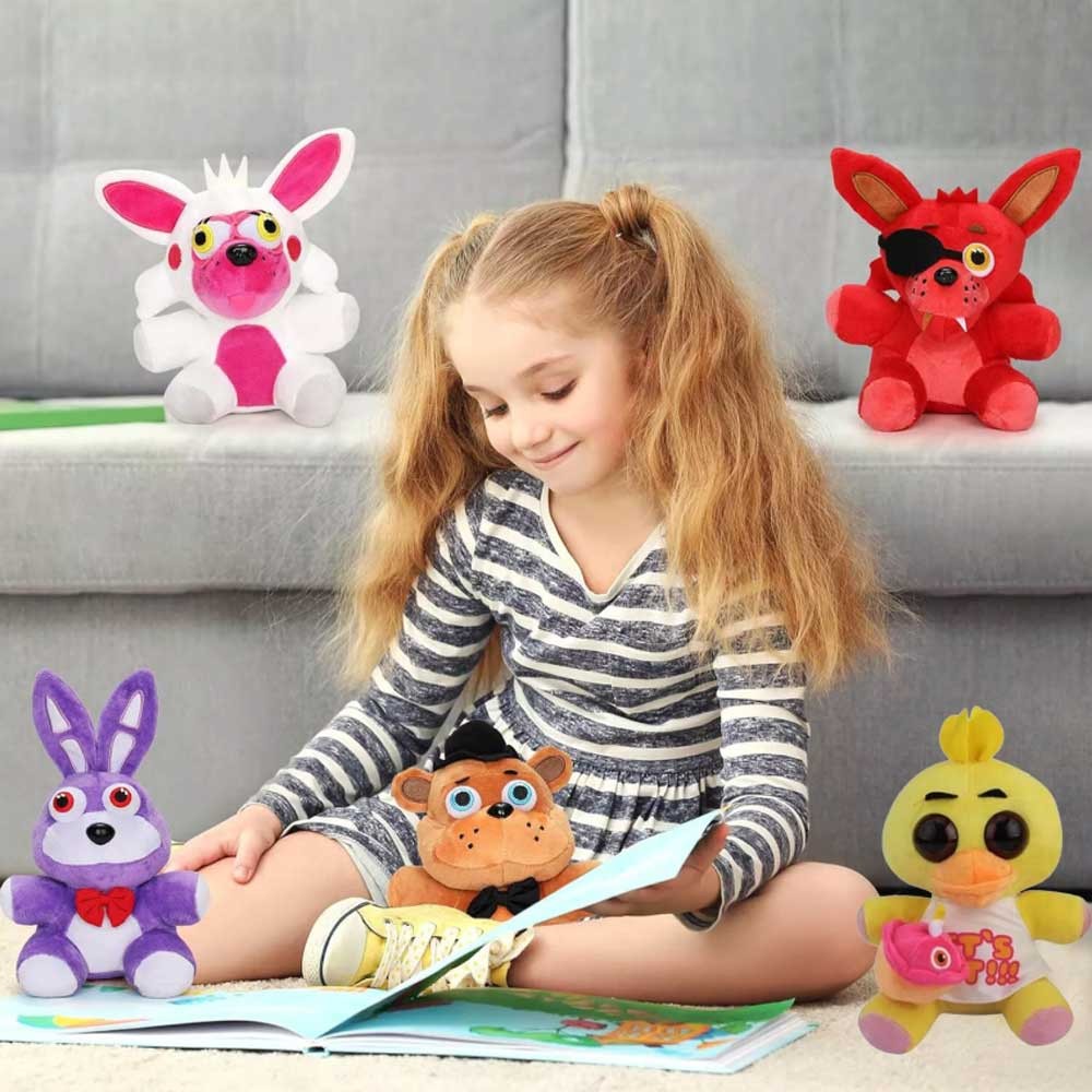 18cm FNAF Toys Five Nights at Freddys Foxy Bear Bonnie Mangle Plush ...