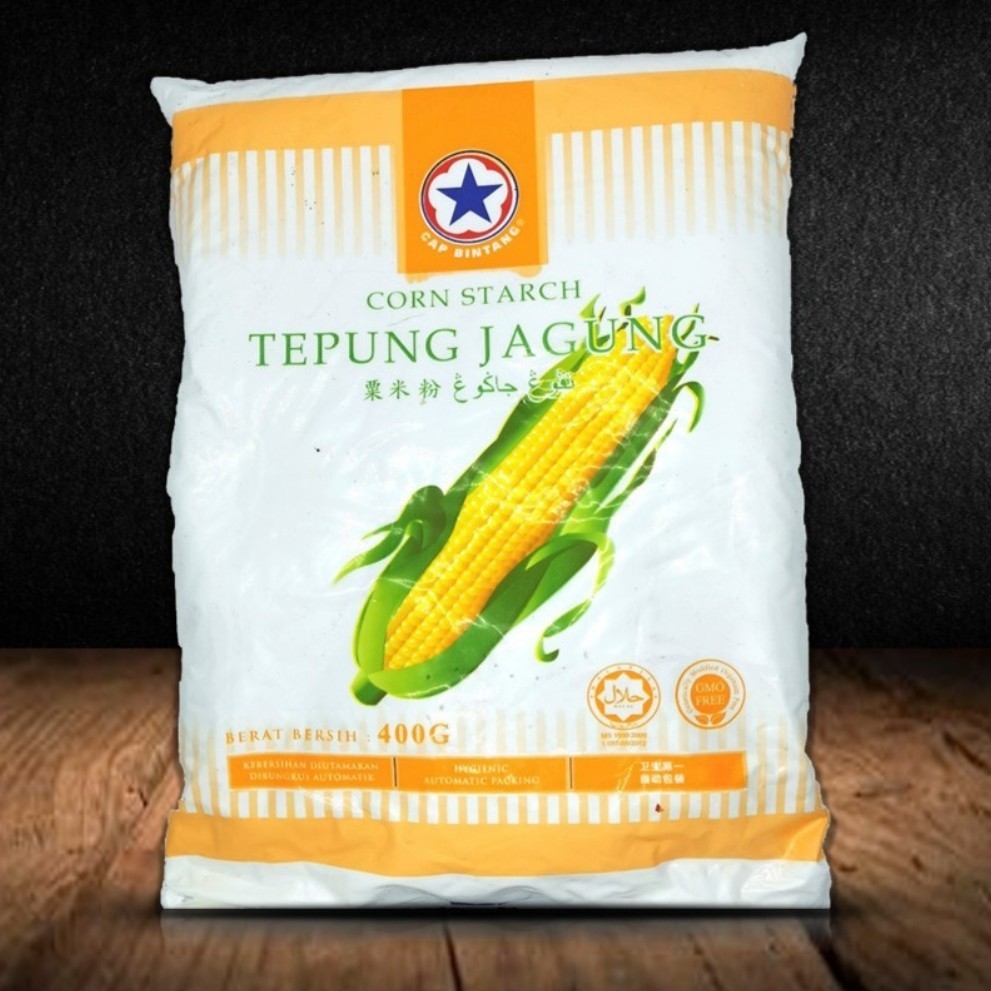 Tepung Jagung Cap Bintang(Star Brand Corn Starch) 400gm/蜀粉 400g ...