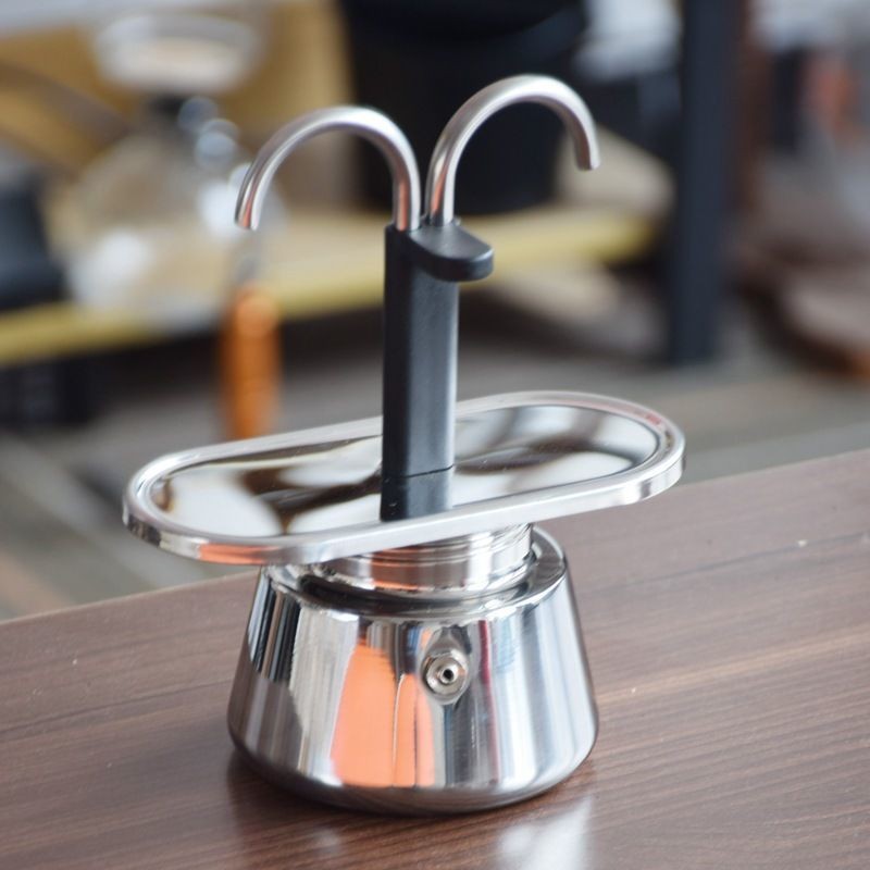 Single Tube Moka Pot Espresso Pot Espresso Hand Brew Coffee Machine 304 ...