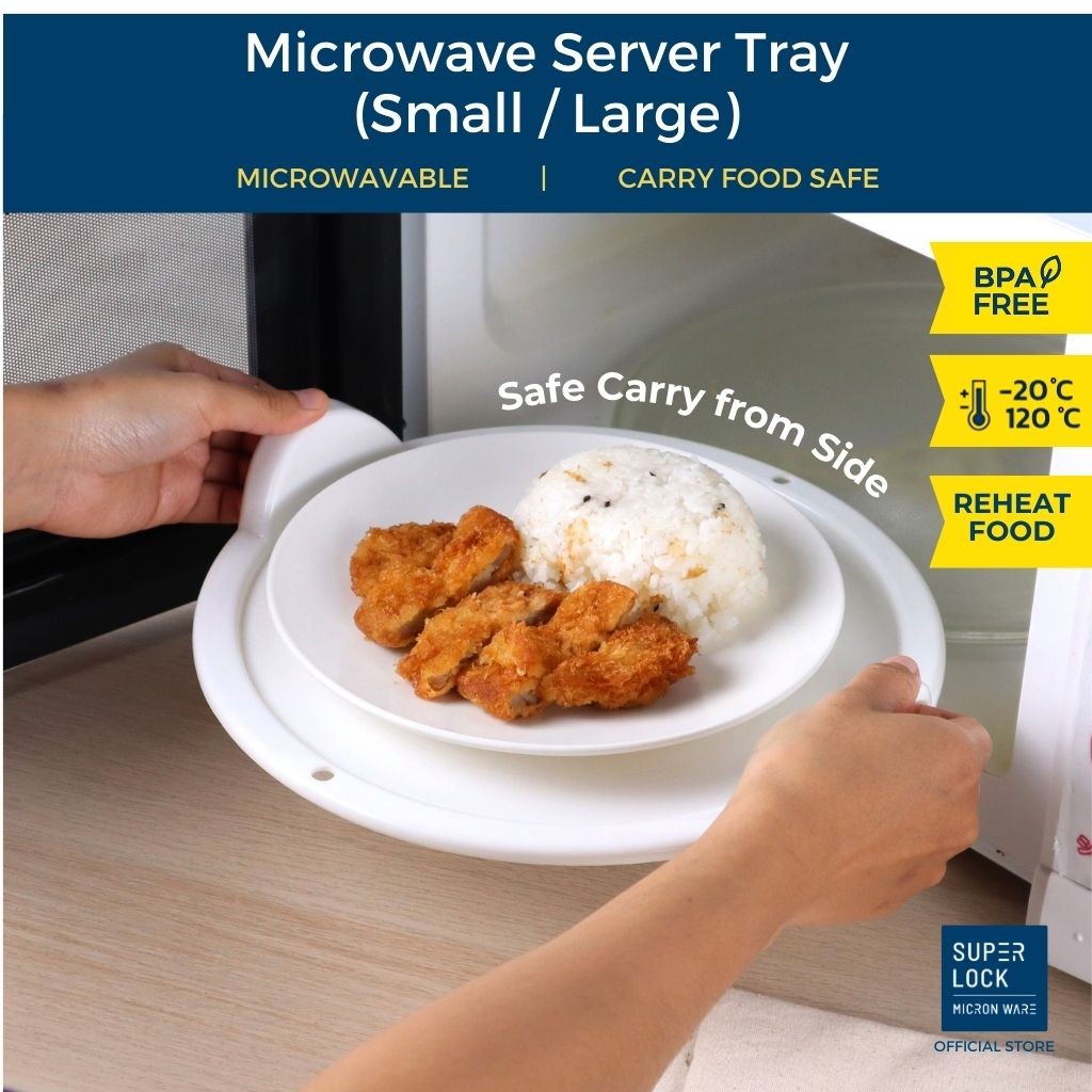 Super Lock Microwave Server Tray - Small/Big | Shopee Malaysia