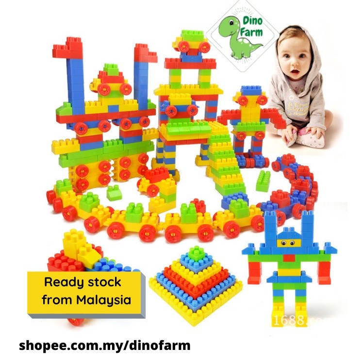 Marble Maze Run City Bricks Block Big Size Mainan Building Block Saiz ...
