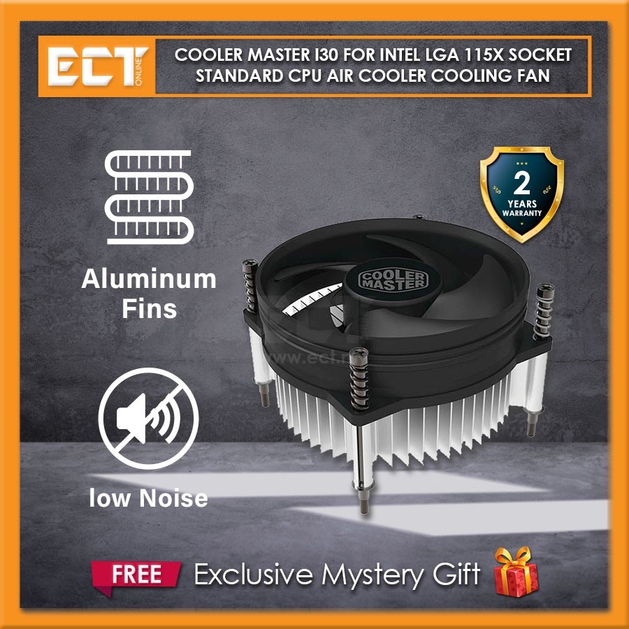 Cooler Master I30 for Intel LGA 115X Socket Standard CPU Air Cooler ...