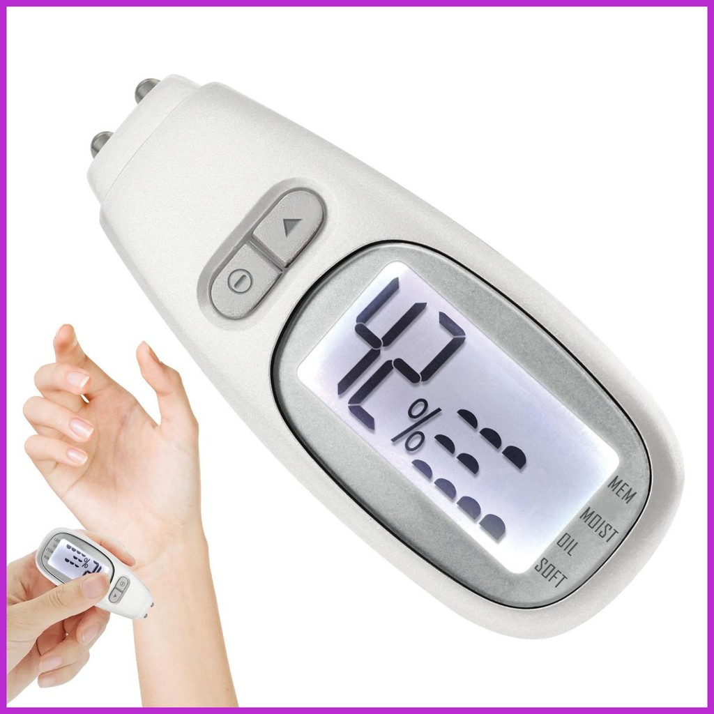 Facial Moisture Tester Detector Digital Skin Hydration Meter With LCD ...