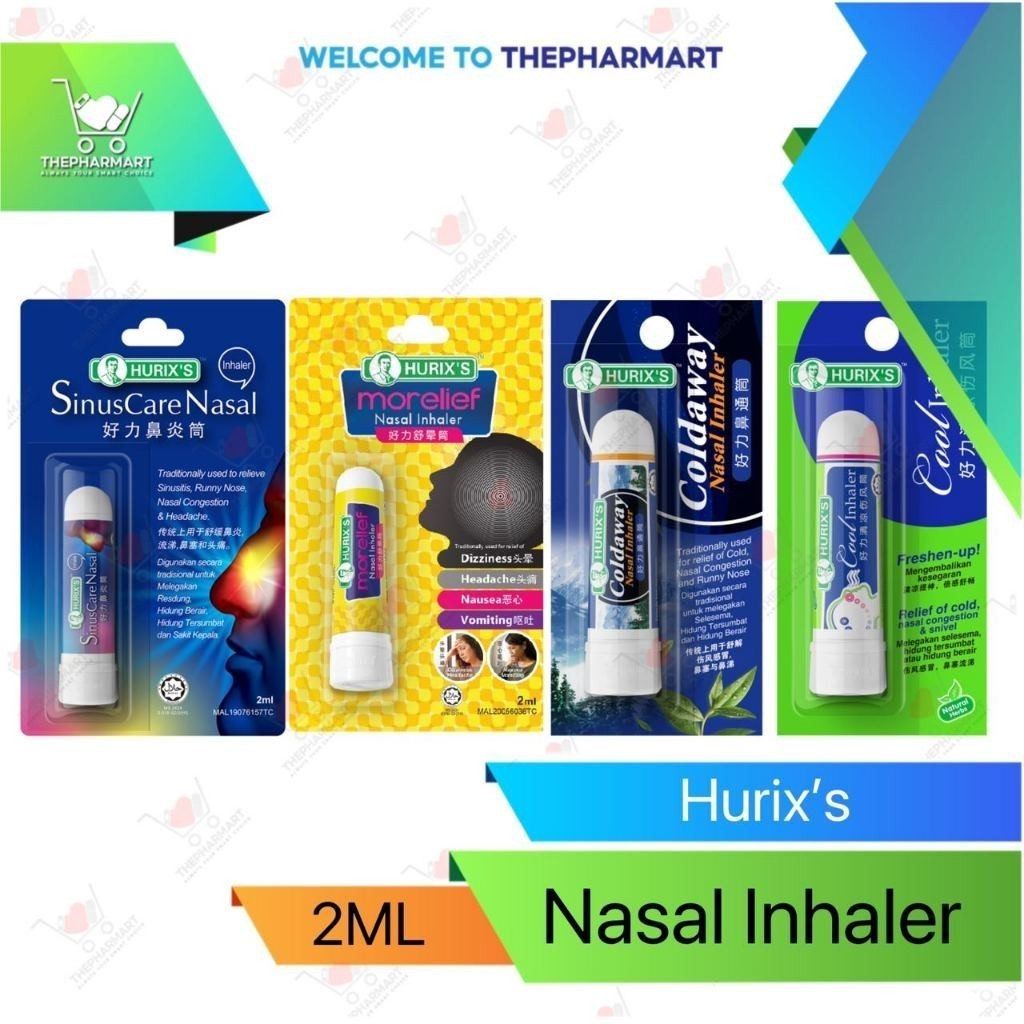 Hurix's Nasal Inhaler Hurix's Morelif Hurix's Sinus Care Nasal Inhaler ...