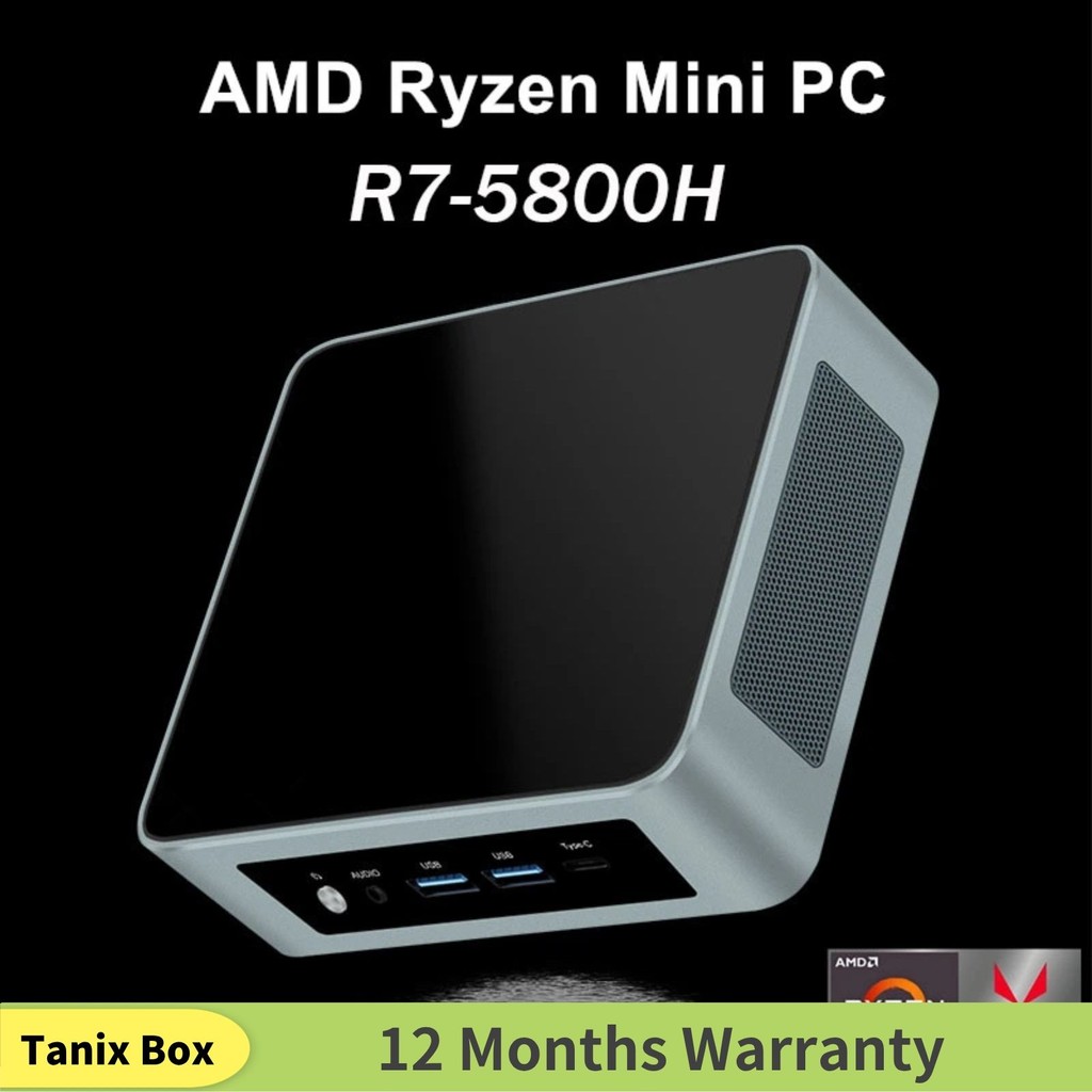 TOPC AMD Ryzen7 5800H DDR4 M.2 PCIE NVME SSD Windows 11 USB3.2 WIFI6 ...