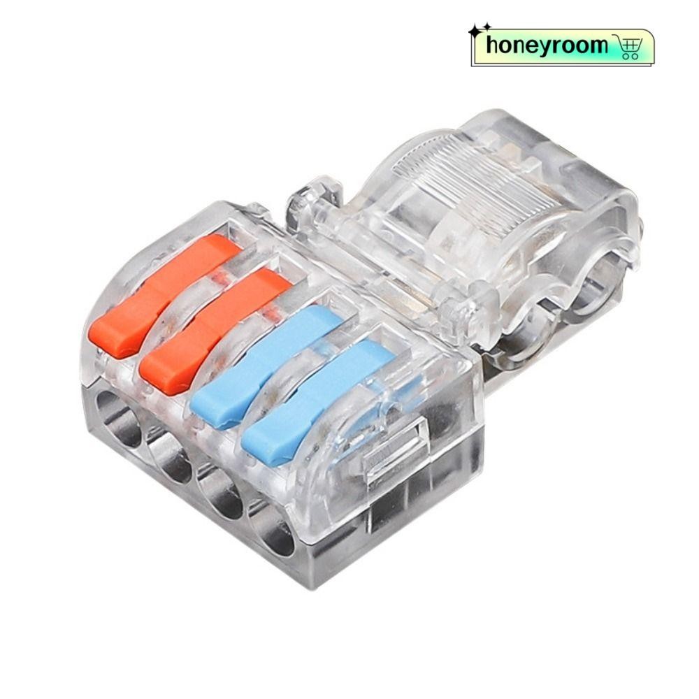HONEYROOM Wire Connector, Mini Universal Compact Quick Terminal Block ...