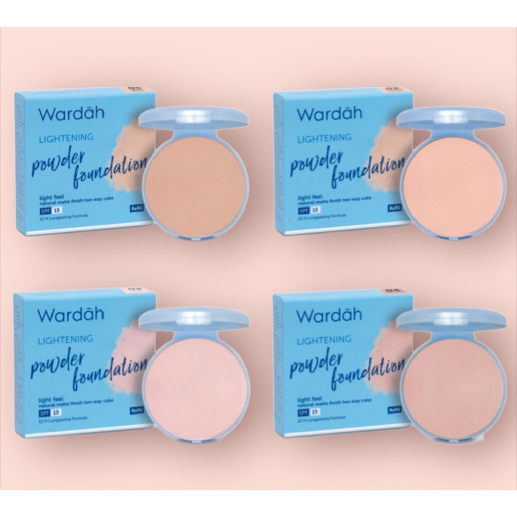 Gkt - Wardah Refill Lightening Powder Foundation Light Feel ...