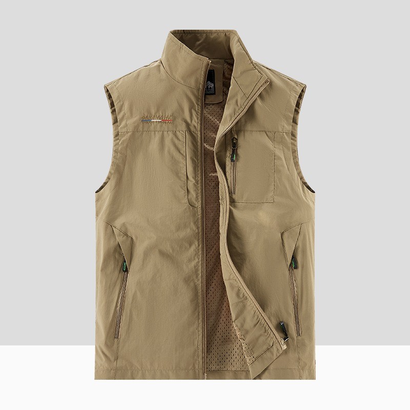 Outdoor sports casual men's vest L-7XL multifunctional fishing vest ...