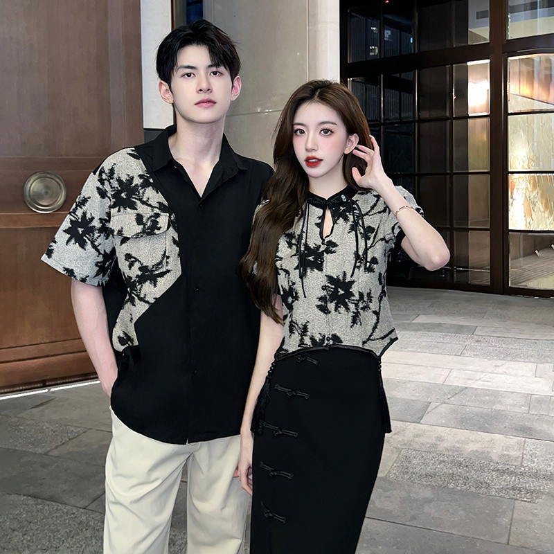 2025 CNY Chinese New Year couple outfit Tang suit 中国风情侣装 Niche Design ...