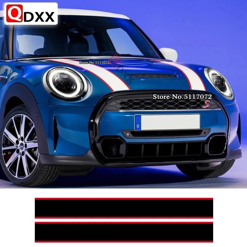 Car Hood Decal Engine Cover Rally Line Bonnet Stripe Sticker For MINI ...