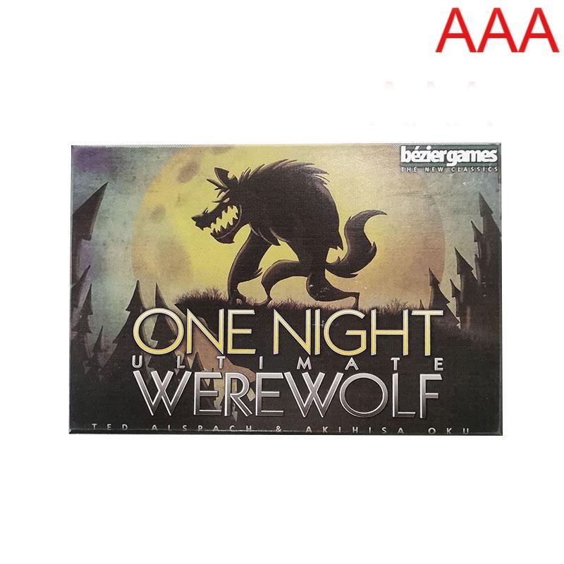 One Night Ultimate Werewolf Deluxe Edition Super Villains Board Game ...