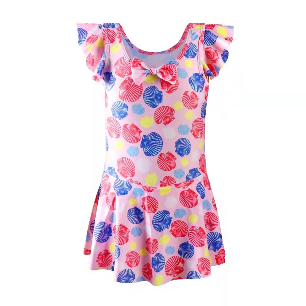 coco Children's swimsuit girls one piece little princess dress beach cute girl swimsuit 9611 ...