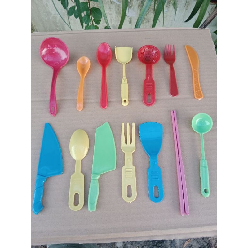 Set 14 Piece Cooking utensils as shown in random color - Scale Cooking ...