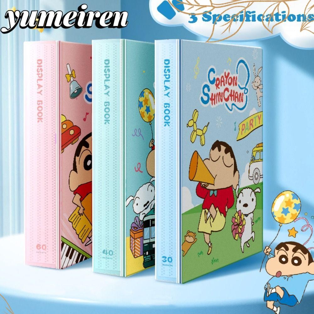 YUMEIREN File Organizer, Crayon Shin-chan Large Capacity A4 File Folder ...
