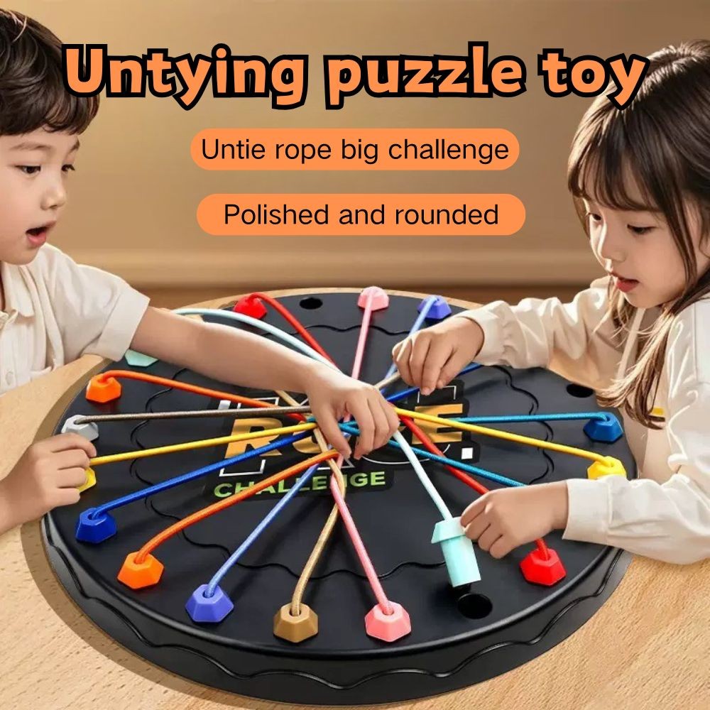 Untying The Rope Challenge Puzzle Toy Board Game Children's Rope ...