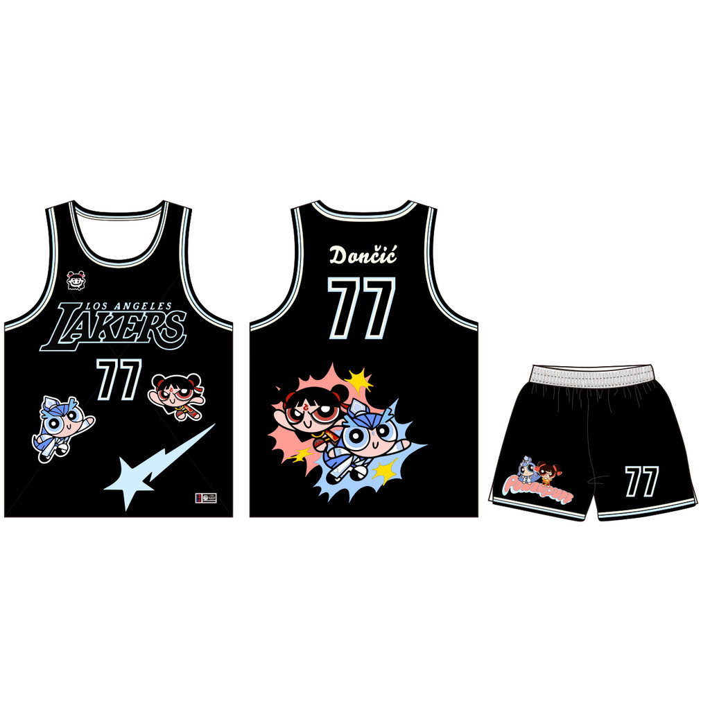 Customized Jerseys for Lakers Doncic Jerseys, Powerpuff Girls Nezha ...
