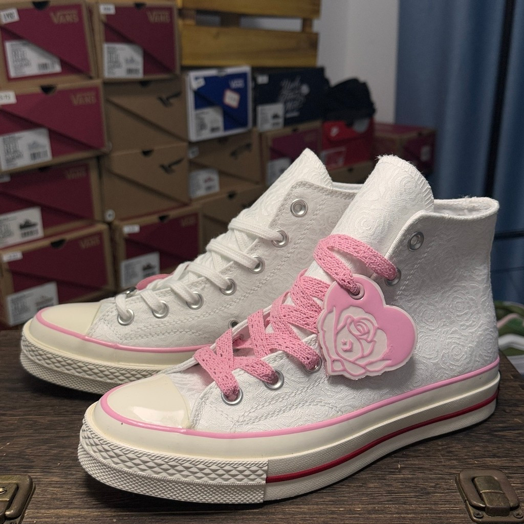 Mandril Converse 70 Pink Vintage Ladies Trendy telus Gas kasut sukan ...
