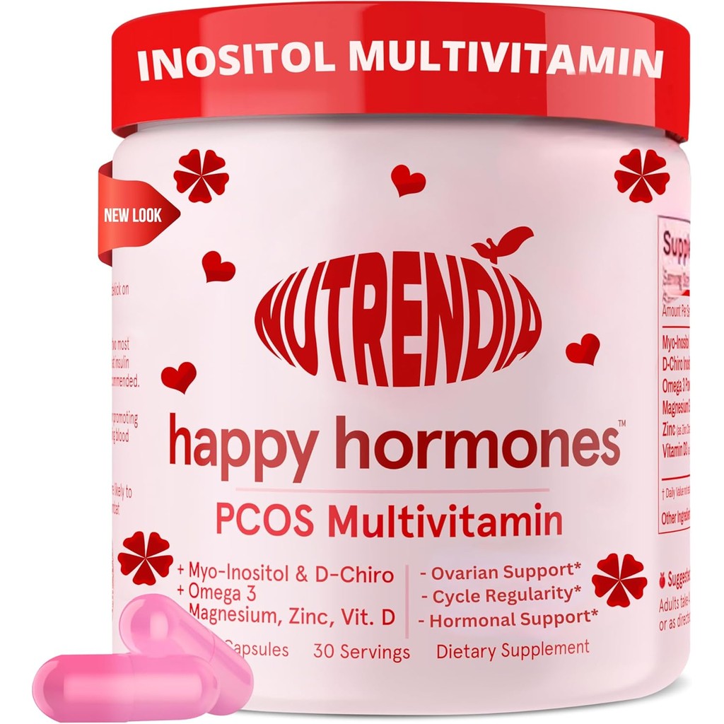 Happy Hormones PCOS I PCOS Supplement Myo-Inositol & D-Chiro Inositol ...