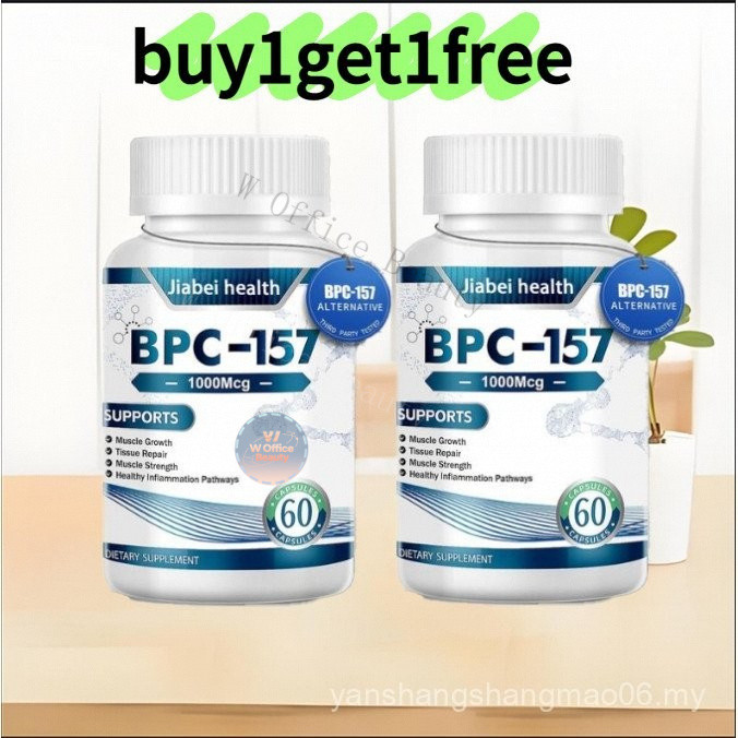 buy1get1free BPC-157 Peptide Capsules 1000mcg - Non-GMO Gluten-Free Caps | Muscle Recovery ...