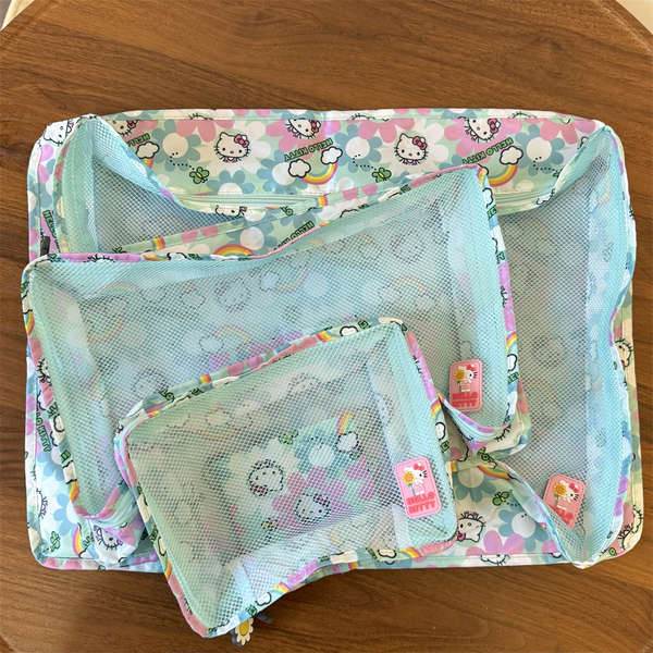 Beg simpanan perjalanan kucing ktcat comel Jepun tiga helai perjalanan ...