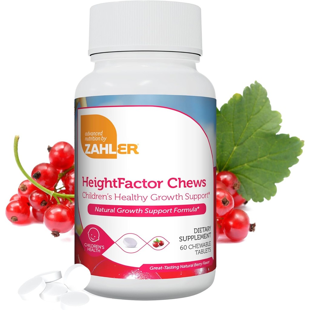 Zahler HeightFactor Chewable Tablets - Natural Kids Height Growth ...