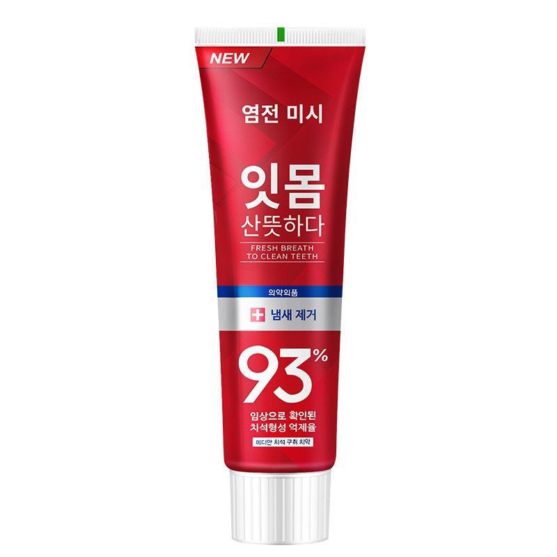 (READY STOCK)韩国93进口牙膏美白口臭迪安牙垢牙渍口气牙结石清新去黄亮白Korean 93 Imported Toothpaste ...