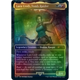 Magic the Gathering - Secret Lair - Lara Croft, Tomb Raider FOIL ...