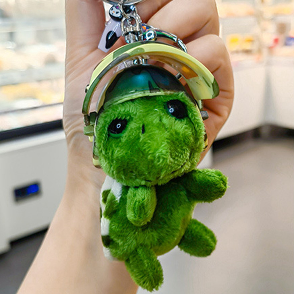 Turtle Doll Keychain Influencer Tik Tok Three-Level Helmet Wearing ...