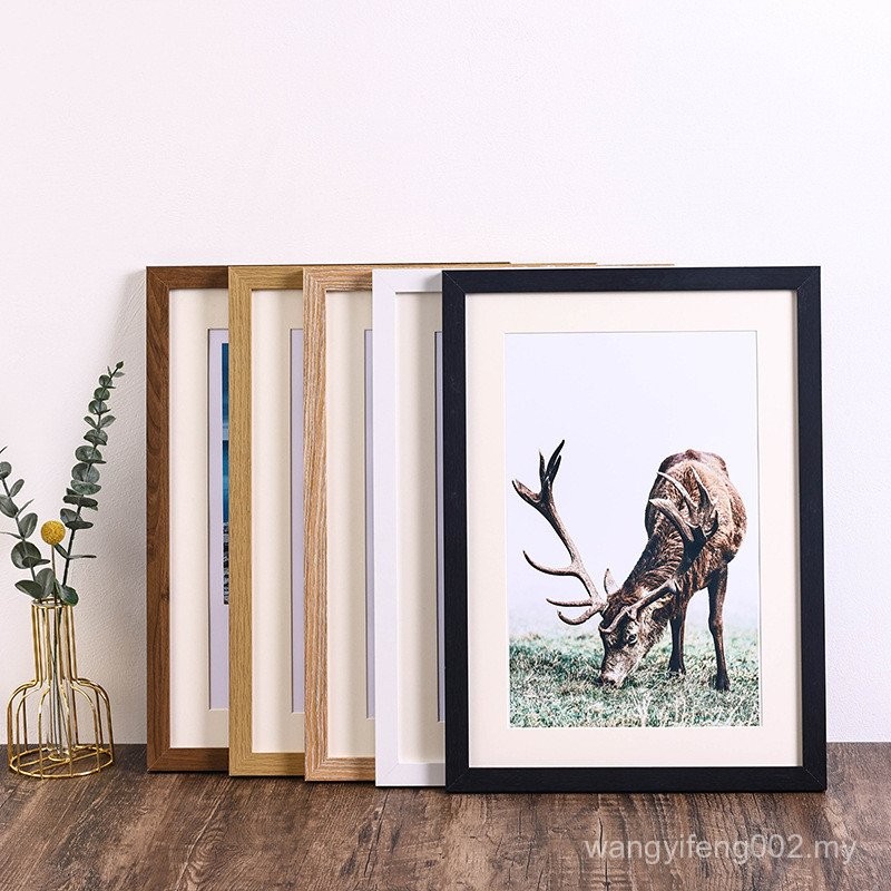 Bingkai gambar bingkai cina bingkai gambar sederhana menggantung dinding A3 inci 16 meja a4 inci ...