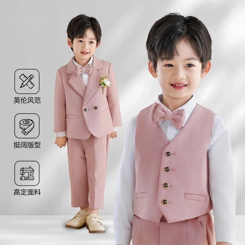 Children Suit New Style Boy Suit British Flower Girl Wedding Suit ...