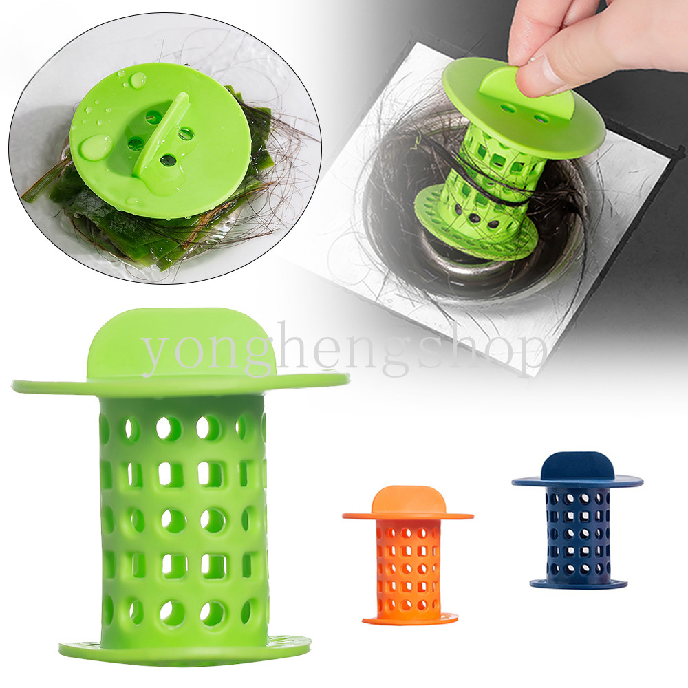 Creative Anti-clogging Hair Catcher Cylindrical Plug Shower Floor Drain ...