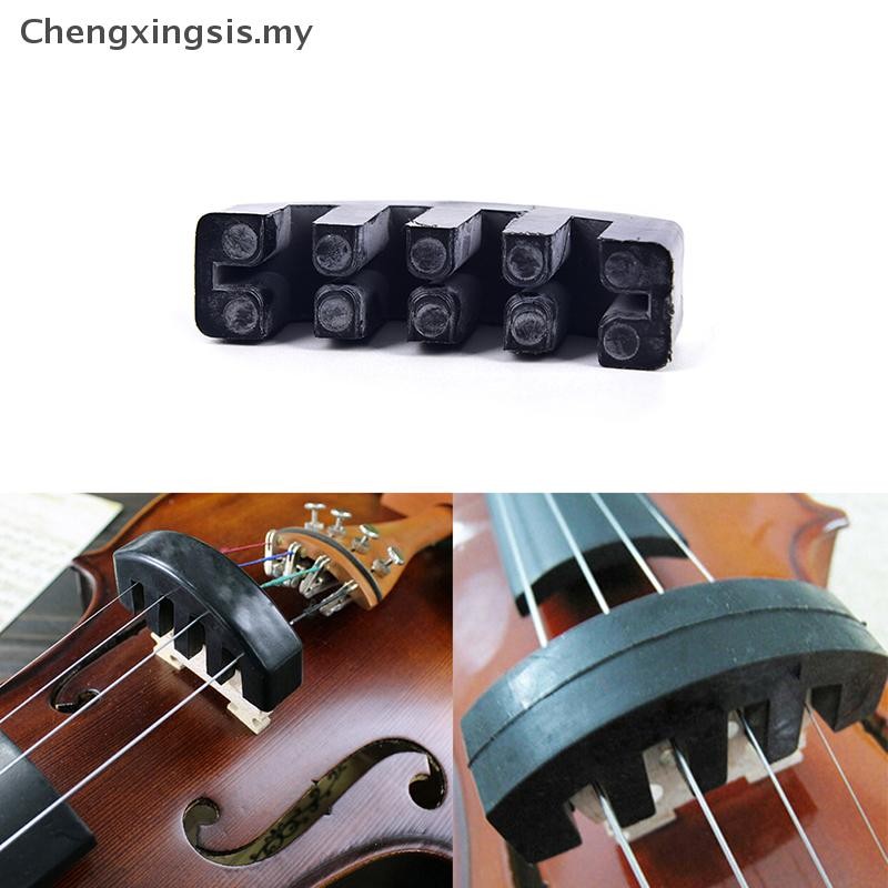 [Chengxingsis] 1Pc Violin Practice Mute Heavy Black Rubber Violin ...