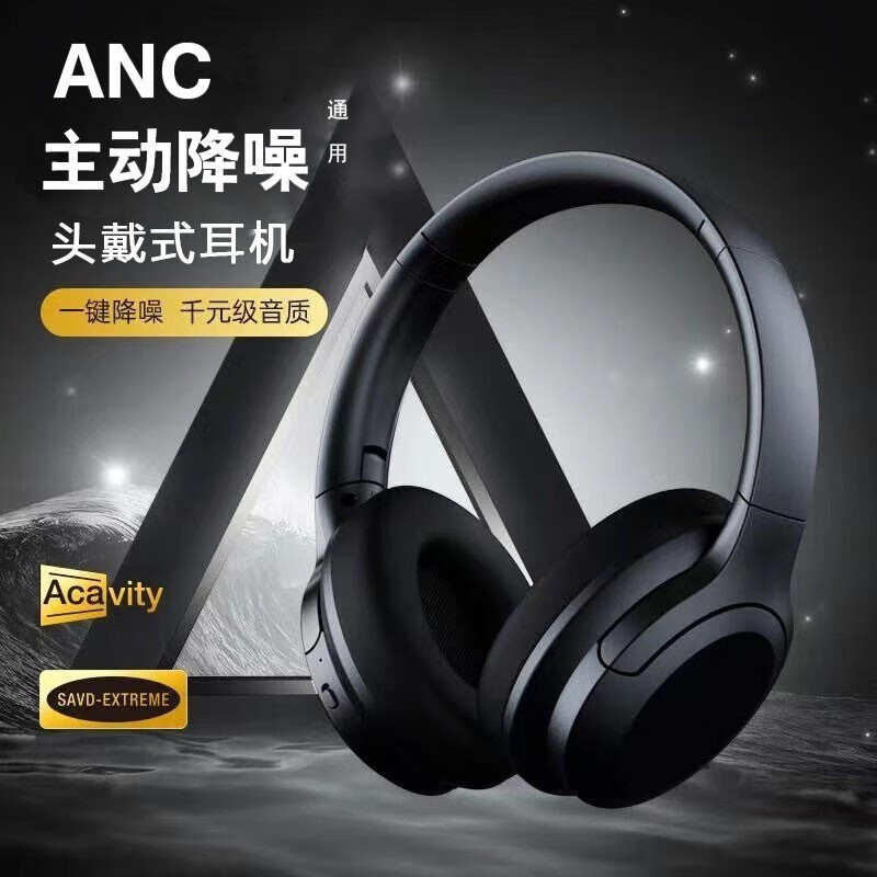 New ANC Active Noise Cancelling Wireless Headset Bluetooth Headset ...