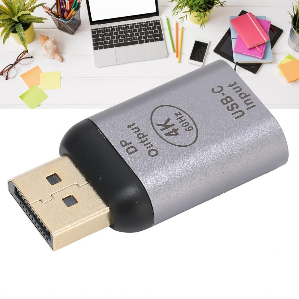 Maib Type-C Female To DP DisplayPort Male Adapter 4K 60Hz Converter For ...