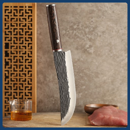 Hammer forged butcher knife for cutting beef and mutton meatMeat ...