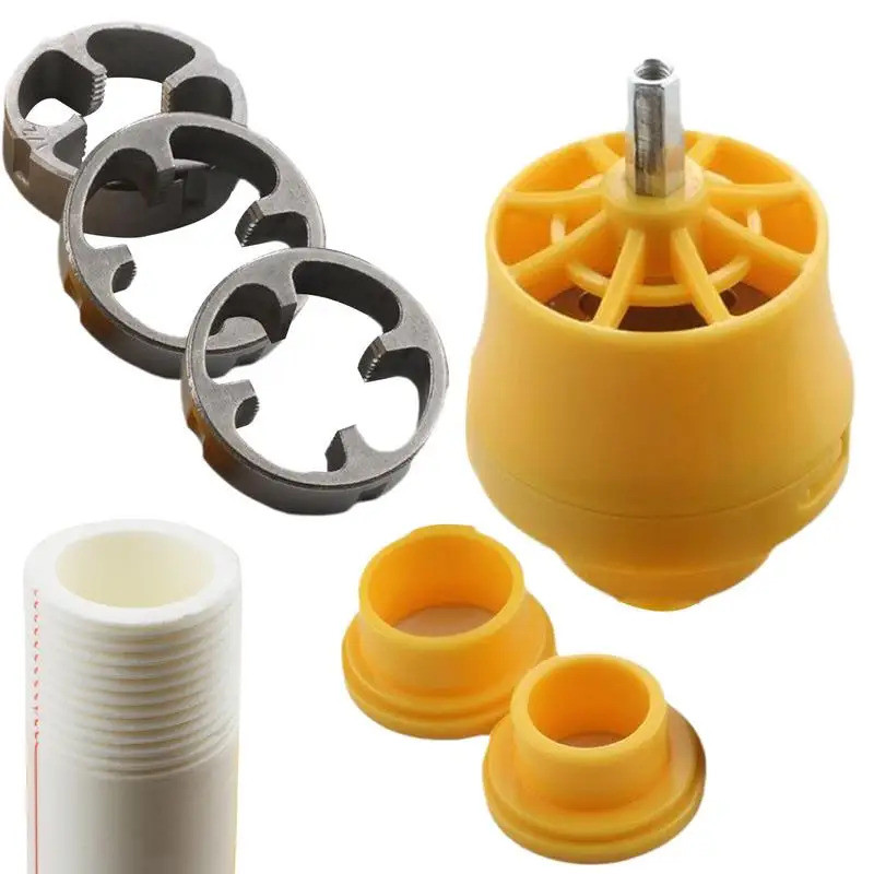 CCZEDO 6Pcs/Set PVC Thread Maker Tool Pipe Threader Plumbing Tool Kit ...