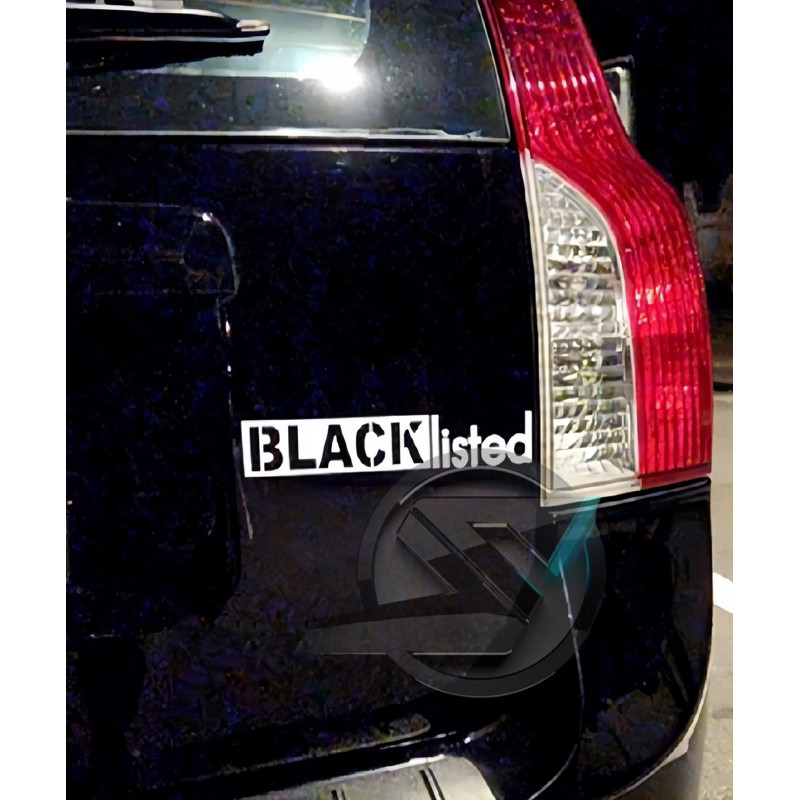 (Ready Stock) S1399# Jdm blacklisted car sticker | Shopee Malaysia