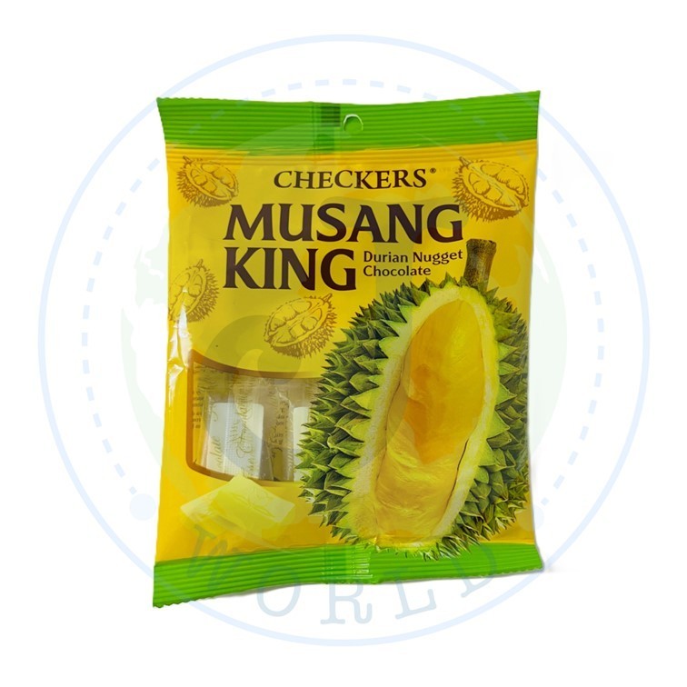 [VIRAL] ALFREDO CHECKERS MUSANG KING DURIAN NUGGET CHOCOLATE 60G ...