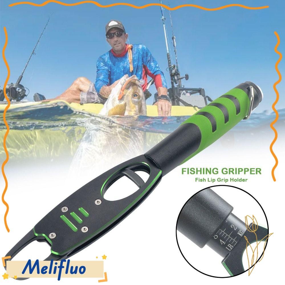 MELIFLUO Fishing Gripper, Stainless Steel With 15Kg Weight Scale Fish ...