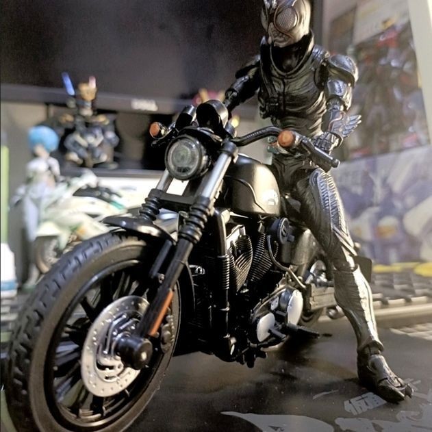 Shf Kamen Rider Black Japanese Real Bone Carving Movable Figure W Ace ...
