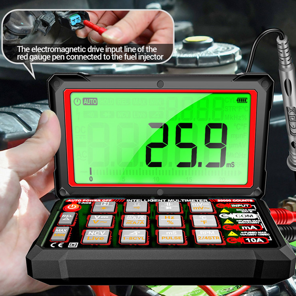 Digital Auto Repair Multimeter Built-in Rechargeable Lithium Battery ...