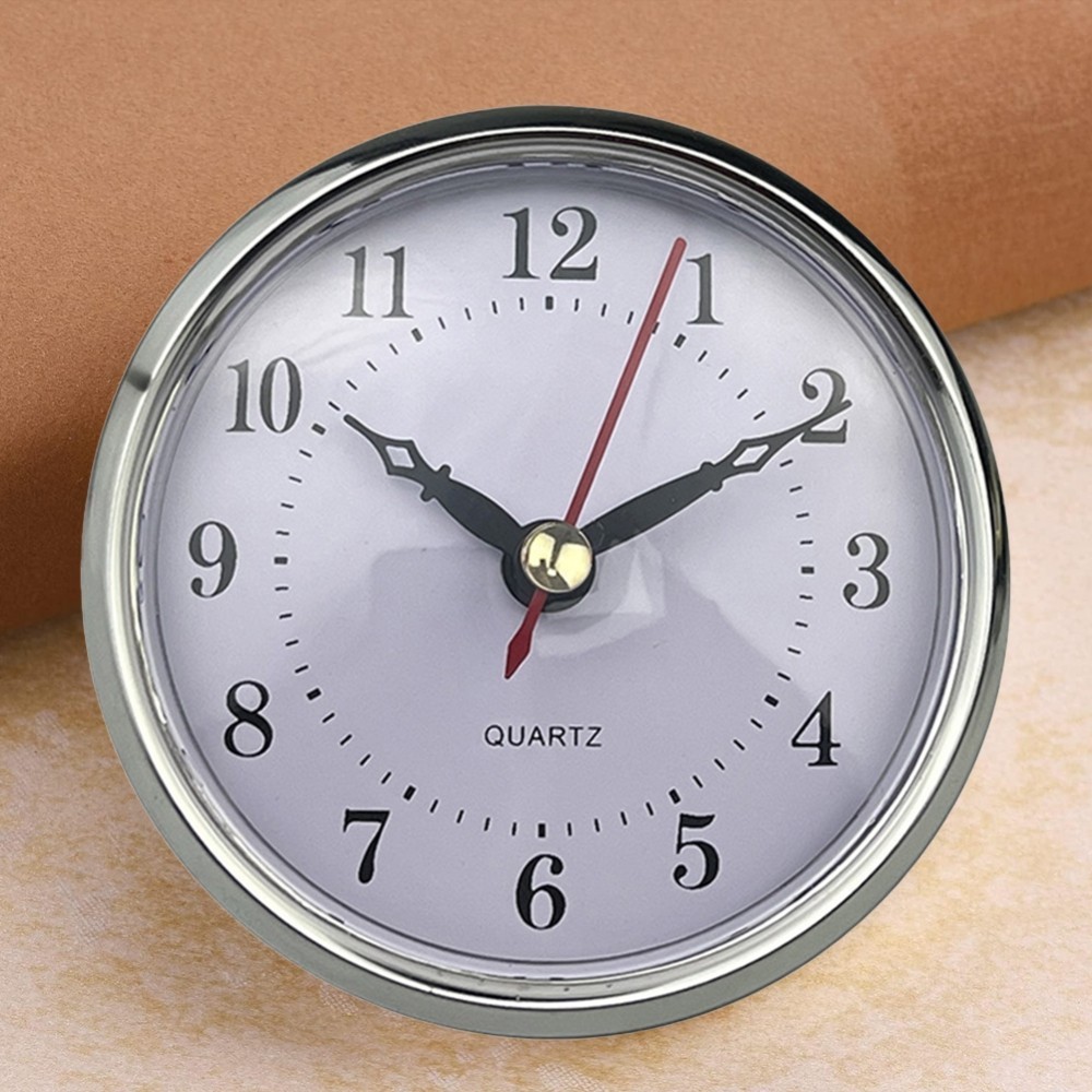 Quartz Clock Insert 80MM Diameter Color Accents Roman Numerals ...