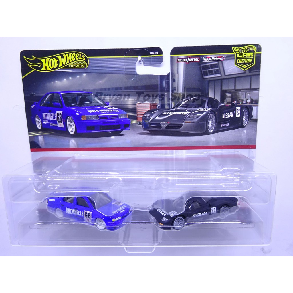 Hot Wheels Premium Two Pack 94 Nissan Primera Nissan R390 GT1 | Shopee ...