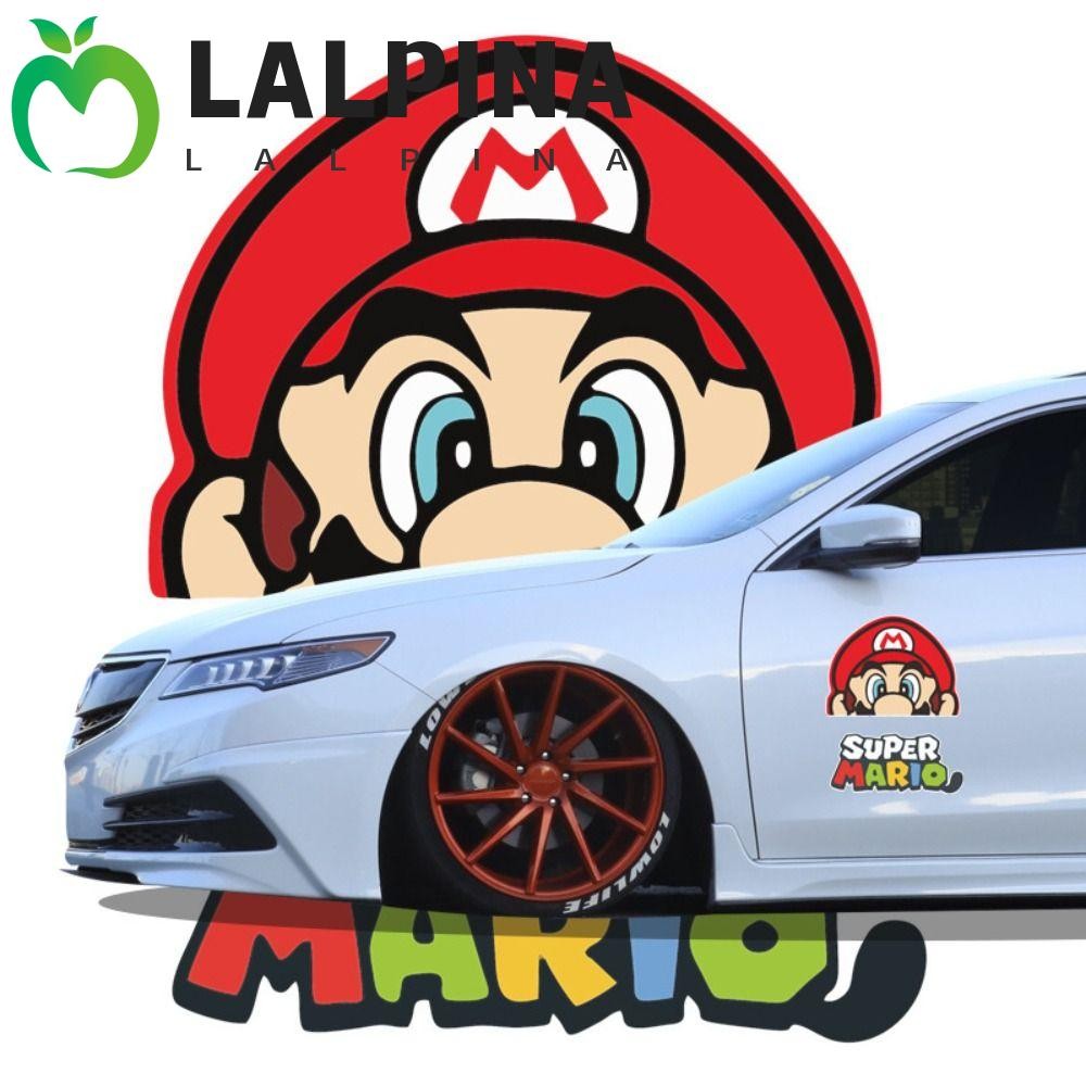 LALPINA Super Mario Car Decal, Super Mary Mario Bros Super Mario Window ...