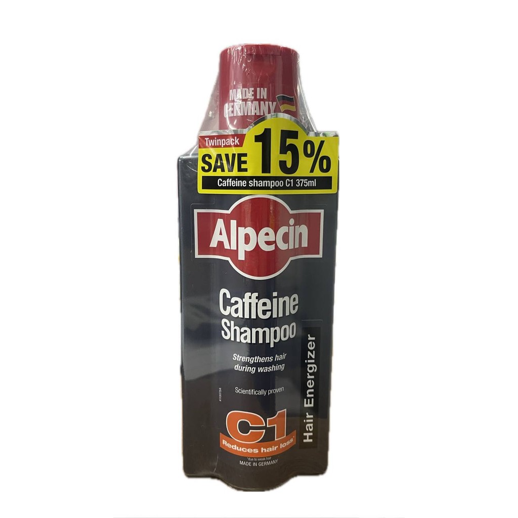 ALPECIN CAFEINE SHAMPOO C1 375ML | 375MLX2 (TWINPACK) (EXP:09/2027 ...