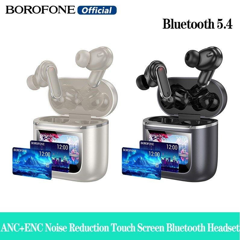 BOROFONE BW67 TWS Wireless Earphone ANC+ENC Noise Reduction Bluetooth ...