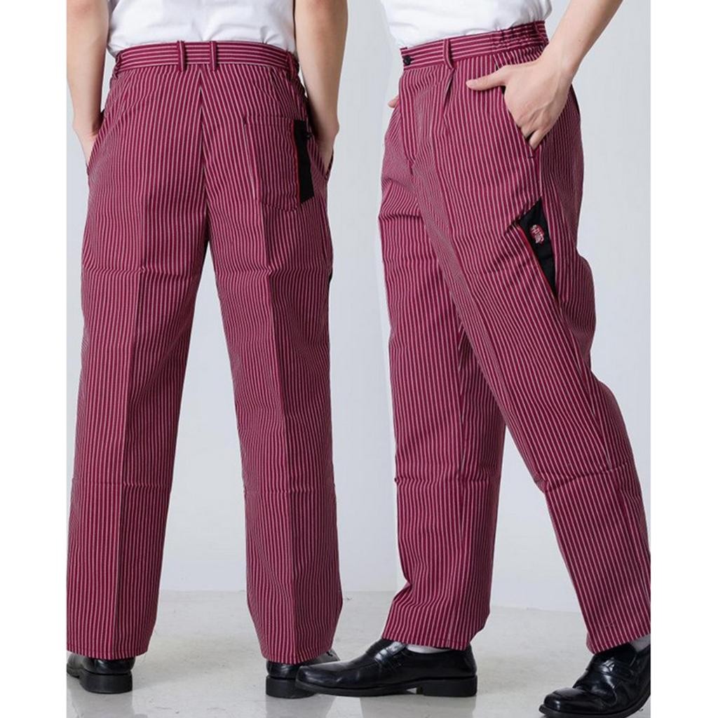 [uguuiya] Chef Pants Restaurant Hotel Uniform Kitchen Trousers Work ...