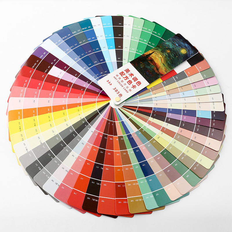 Art Paint Color Card Formula Ratio Furniture Paint Color Paste Paste ...