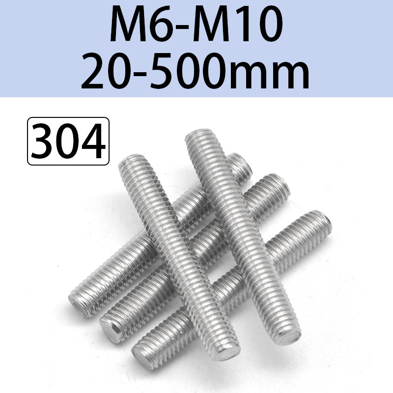 304 stainless steel threaded rod, fully threaded rod, thread bar ...